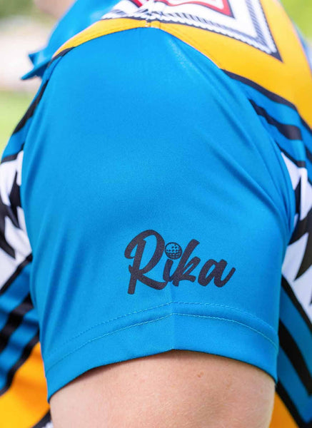 Mens Golf Shirts - Blue Diamond – Rika Golfer